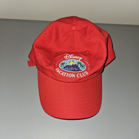 Disney | Accessories | Disney Vacation Club Red Cap | Poshmark